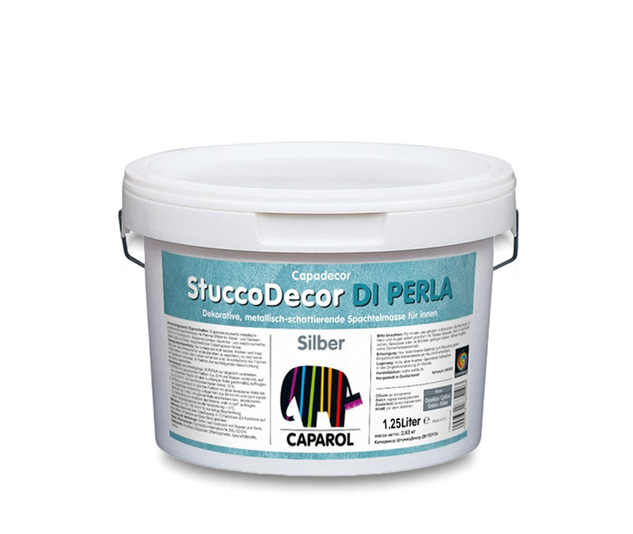 Masa de spaclu decorativa Stuco DI PERLA NERO 1.25 LT.
